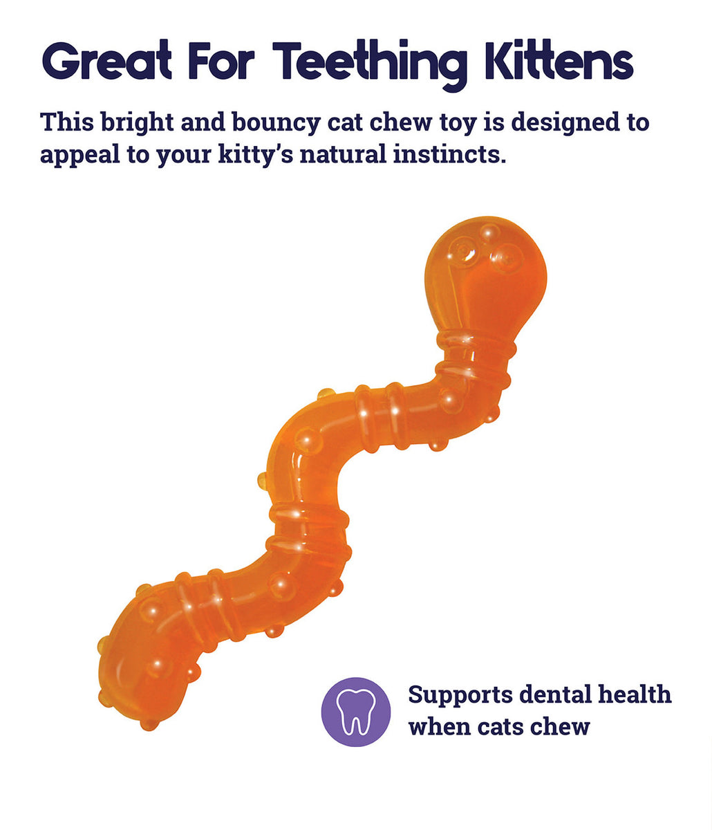 OrkaKat Wiggle Worm Cat Toy (9.5cm) – Bizzibabs Scratch Patch